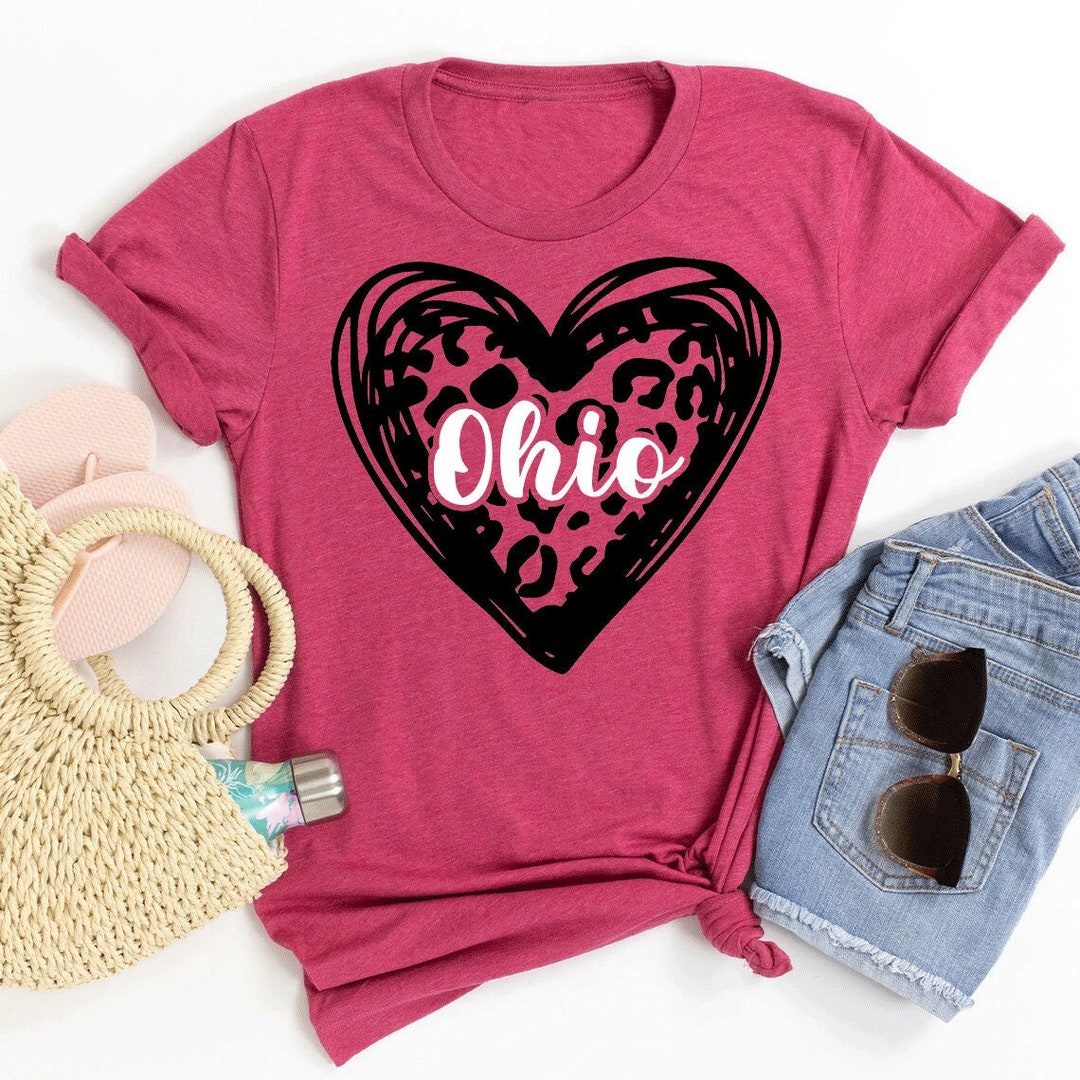 Ohio Heart Svg, Love Ohio Svg, Ohio State Svg, Usa State Svg, Travel ...