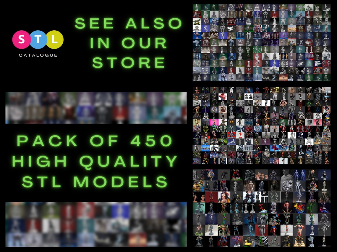 Mega Pack STL Stl Files 3d Printer Files Models STL Mega - Etsy Mega Pack STL Stl Files 3d Printer Files Models STL Mega - Etsy