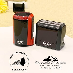 Personalized Book Stamp,custom Book Stamp,custom Library Stamp,custom ...