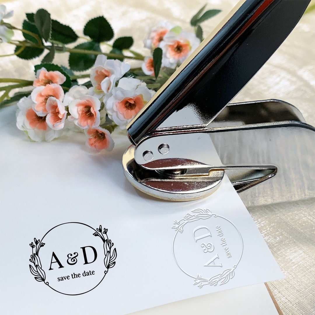Custom Wedding Embosser, Personalized Stamp Embosser, Custom Envelope ...