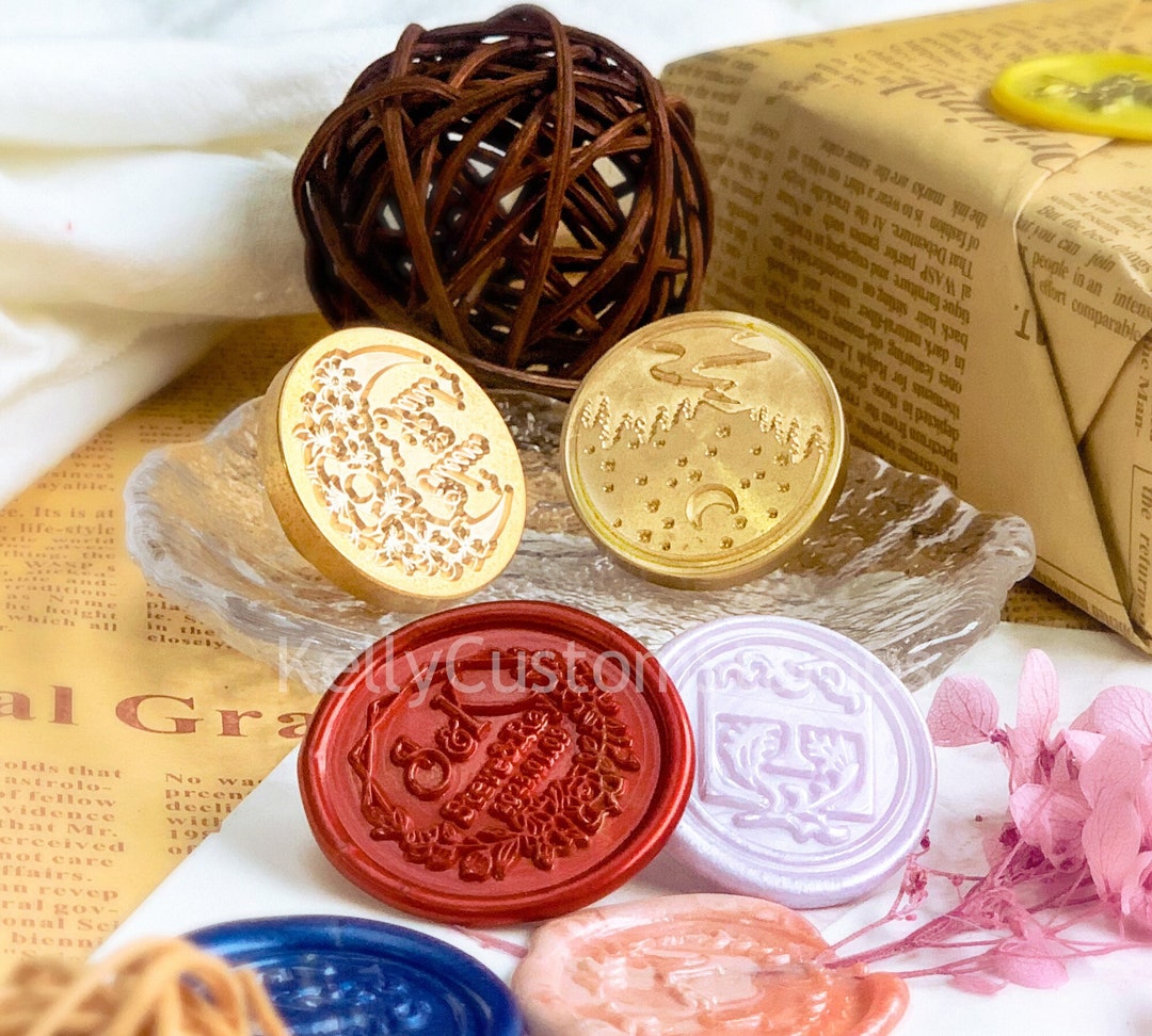 Custom Logo Wax Seal Stickers, 120 Logo Options, Customize Your Own ...