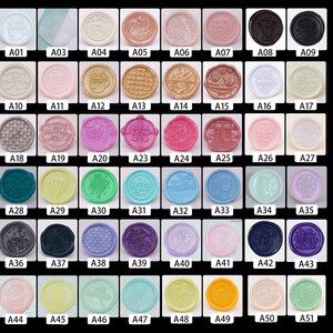 96 Designs Customize Your Any Logo, Custom Wax Seal Set for Wedding ...