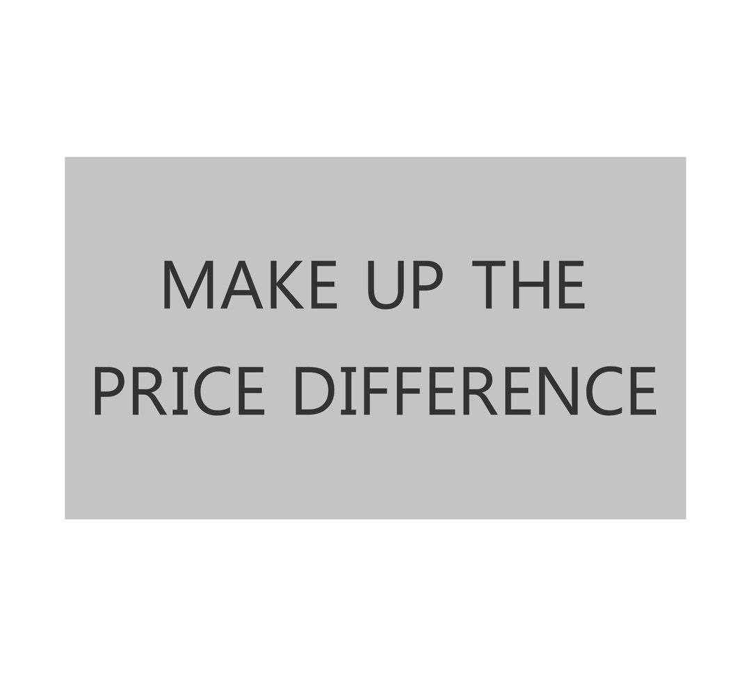 Make up the Difference and Upgrade the Size 30mm 35mm 40mm. - Etsy