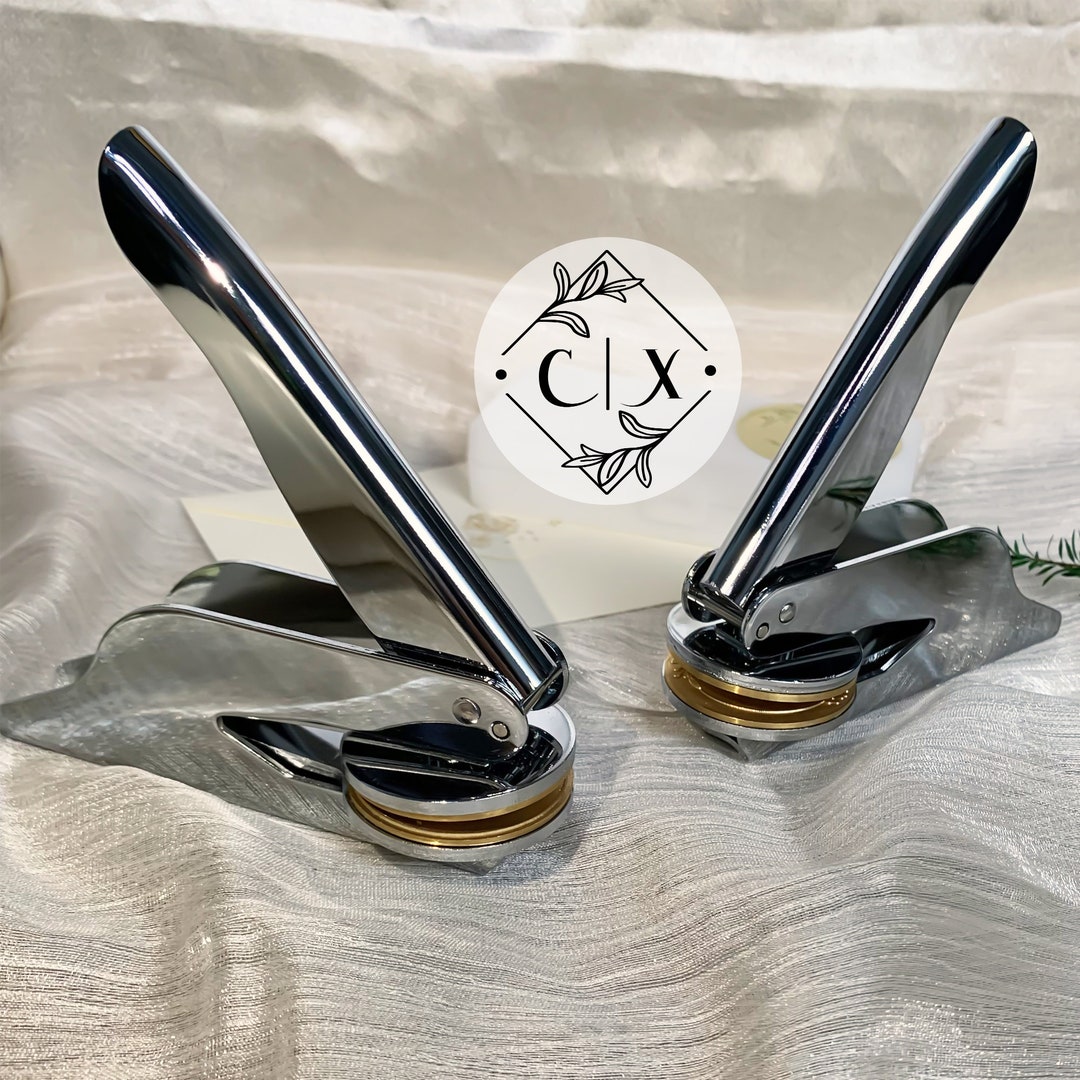 Custom Stamp Embosser, Personalized Wedding Embosser Stamp, Custom ...