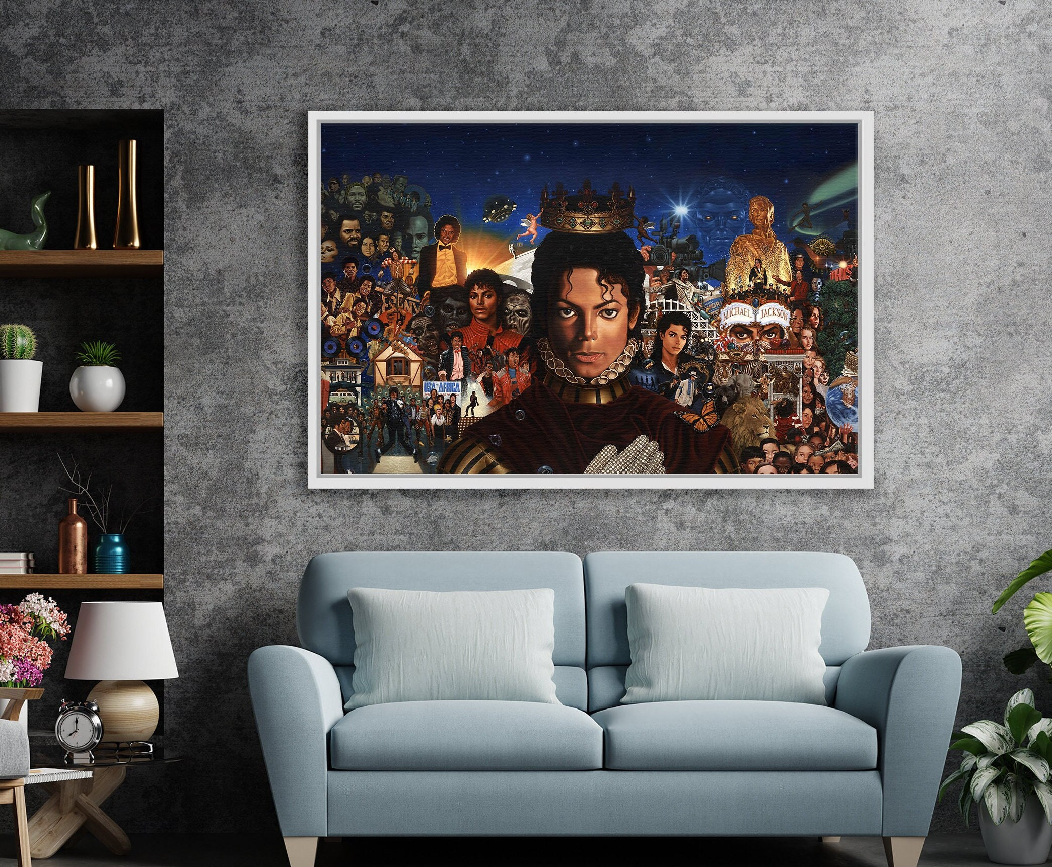 Michael Jackson Collage Poster
