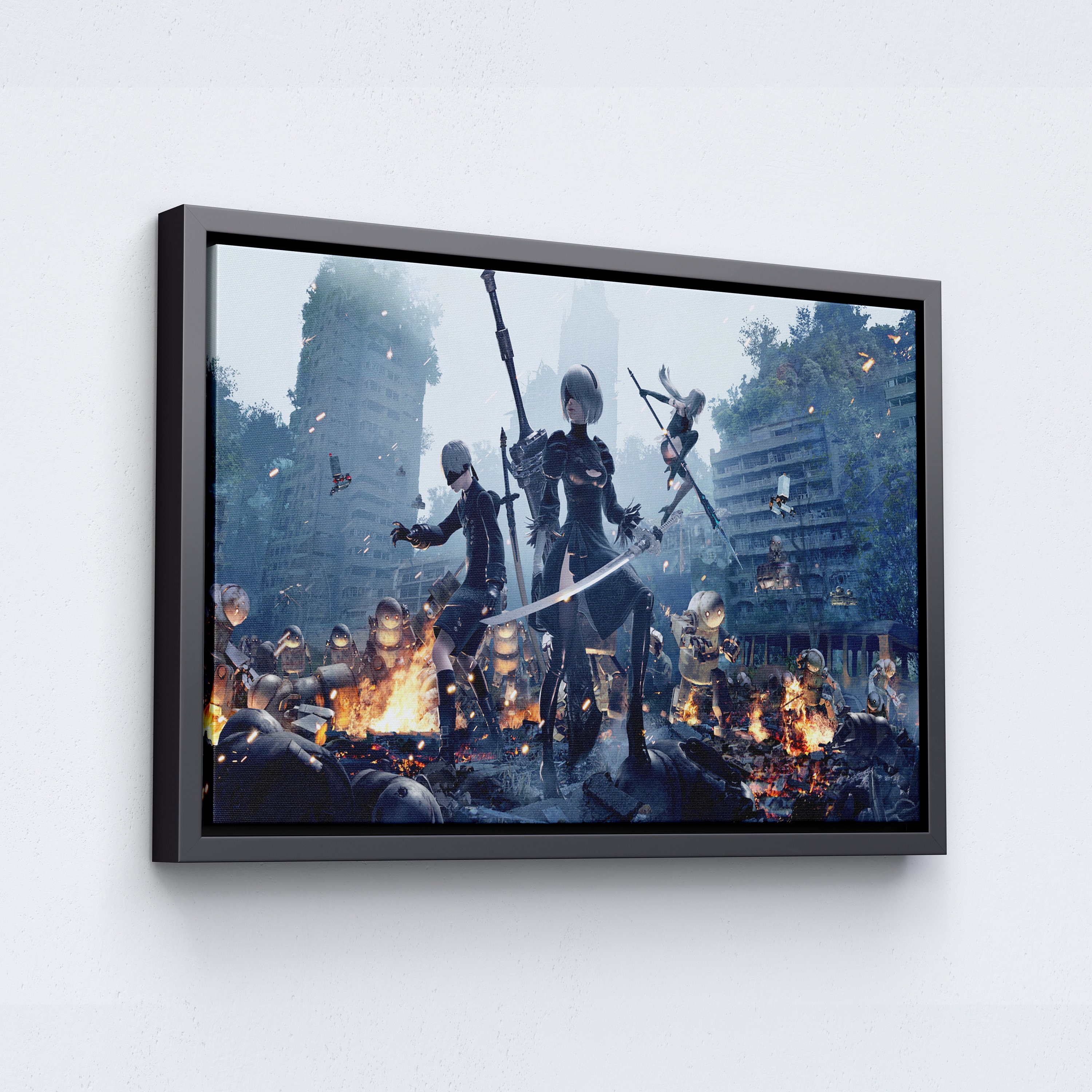 Nier Automata Poster Wall Art Anime Girl Poster Anime - Etsy