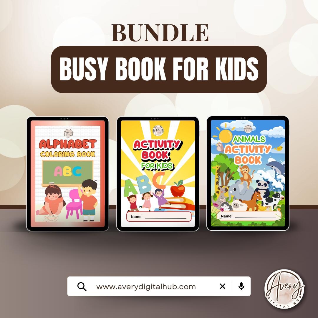 Busy Book Bundle | Activity Book for Kids | PLR - Etsy
