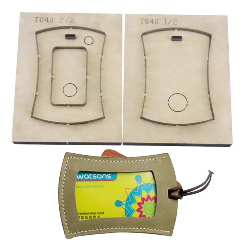 Work Permit Card Packagecustom Shape Leather Cutting - Etsy