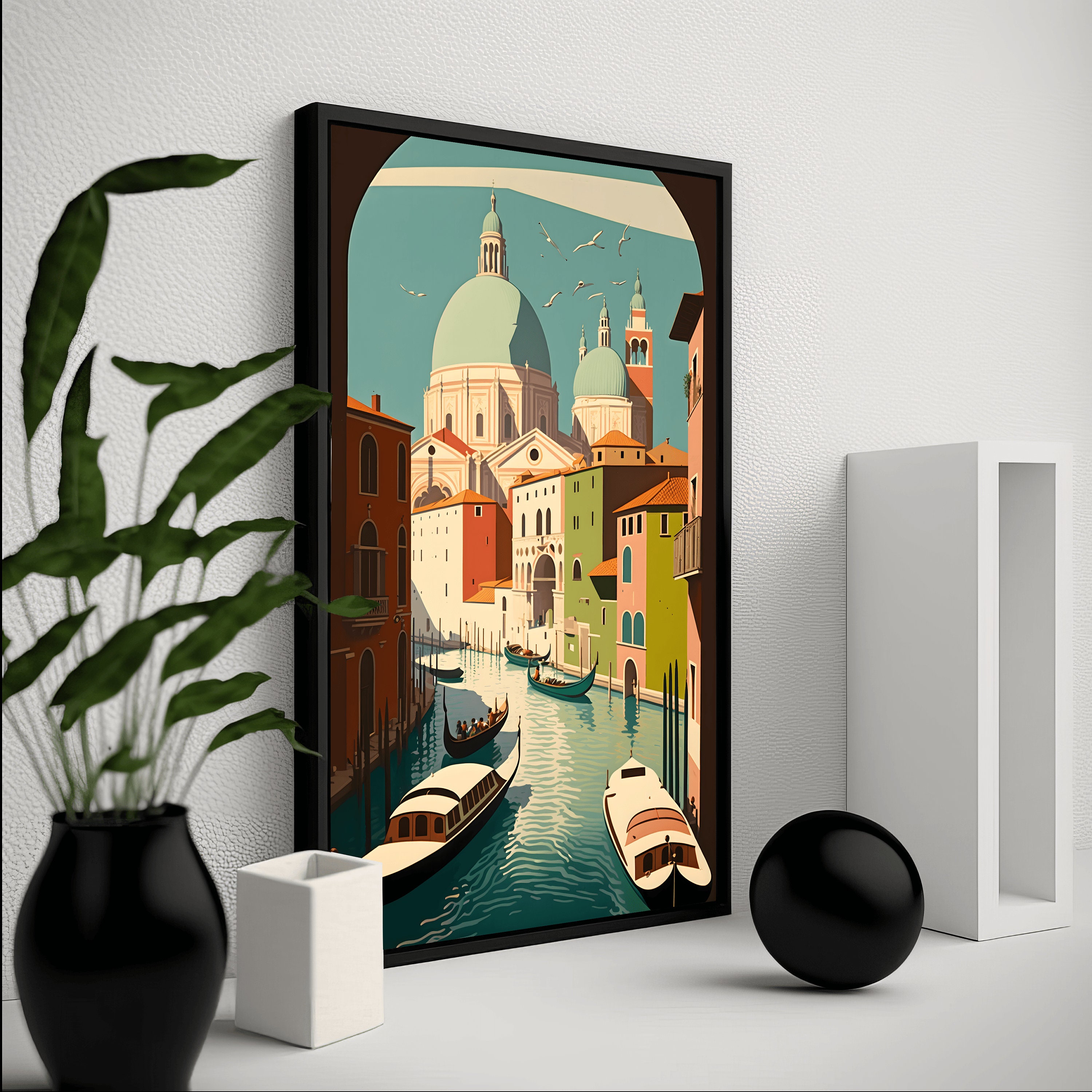 Venice Italy Art Print, Venice Poster, Italy Travel Poster, Venice ...