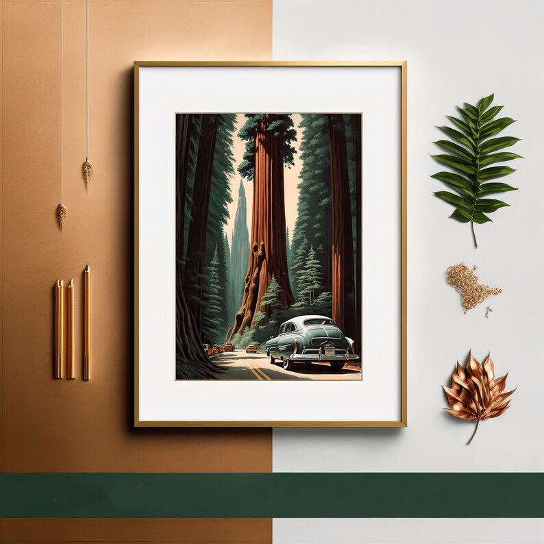 California Park National Park Poster California Wall Art - Etsy