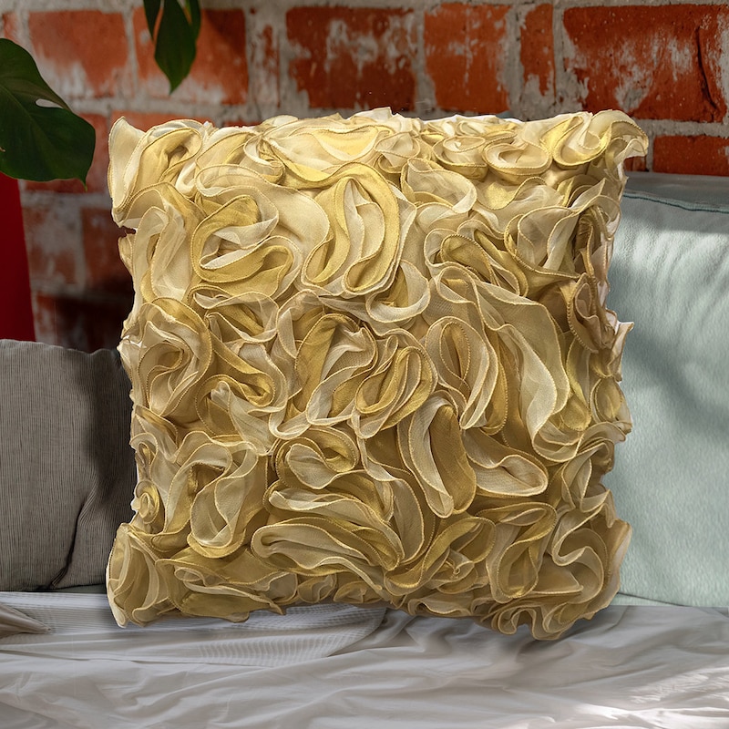 Gold Pillow - Etsy