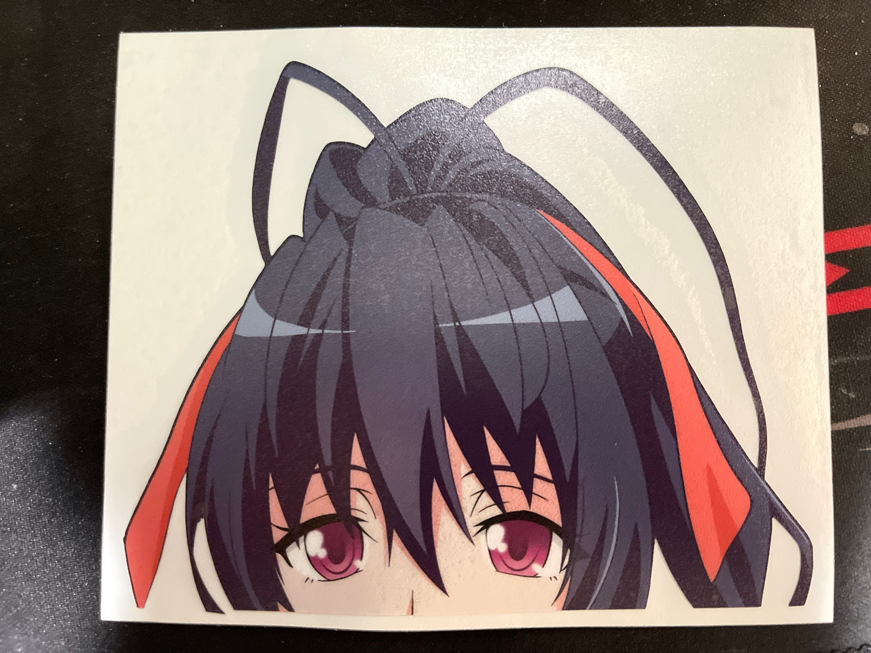 Akeno Peeker/ Anime Sticker / Anime Girl / Waifu / Decal / Anime ...