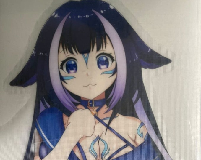 Shy Lily / Anime Sticker / Anime Girl / Waifu / Decal / Anime ...
