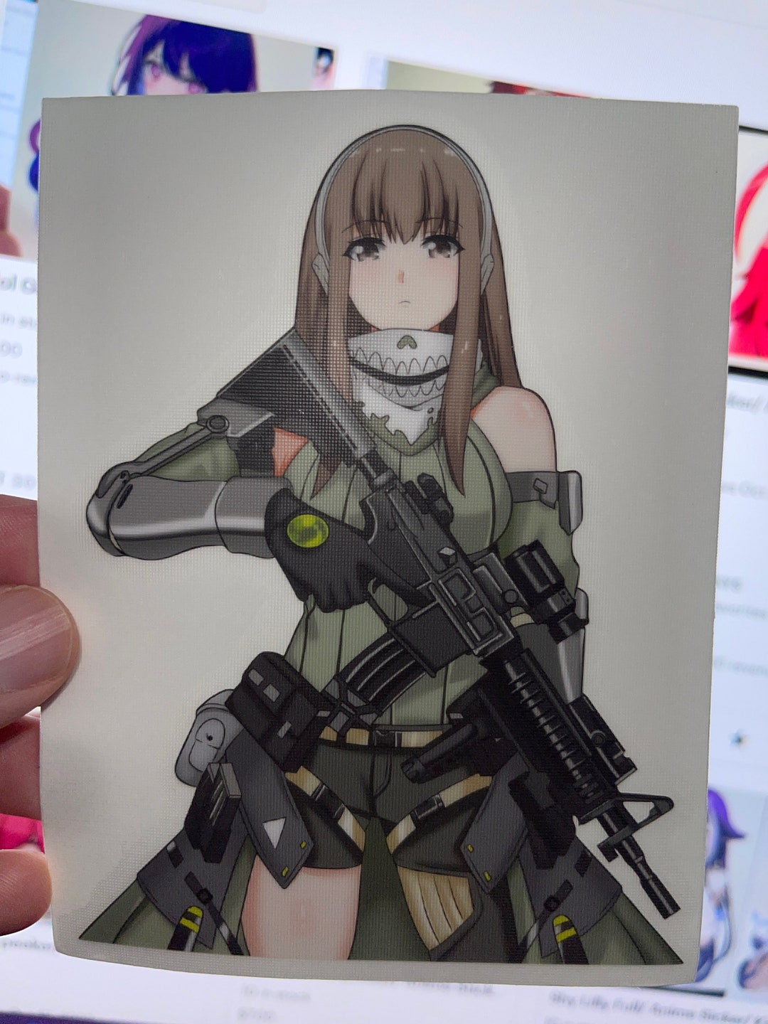 Buy Gun Girl M4A1 / Anime Sticker / Anime Girl / Waifu / Decal / Anime ...