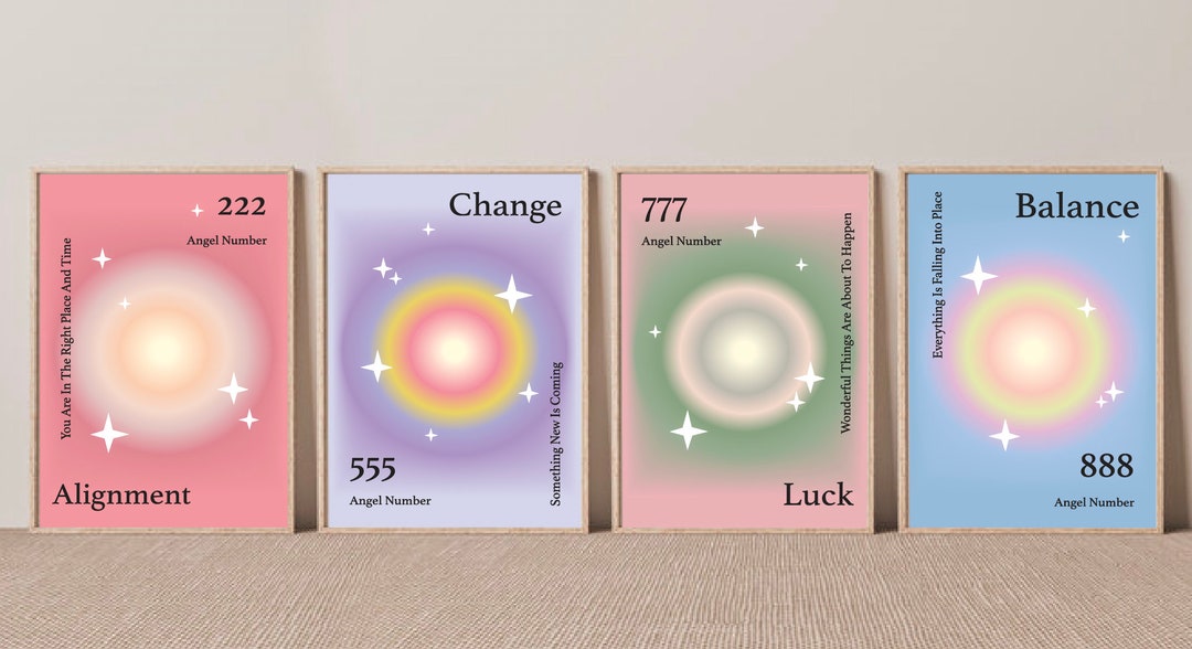 Angel Number Prints - Etsy