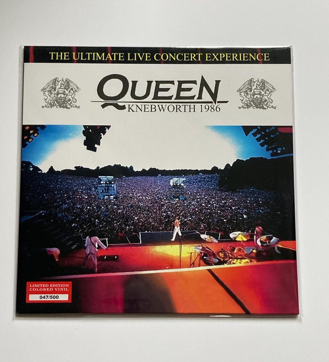 Vinyl QUEEN Live KNEBWORTH 1986 Limited Edition 500 Copies Red Vinyl - Etsy