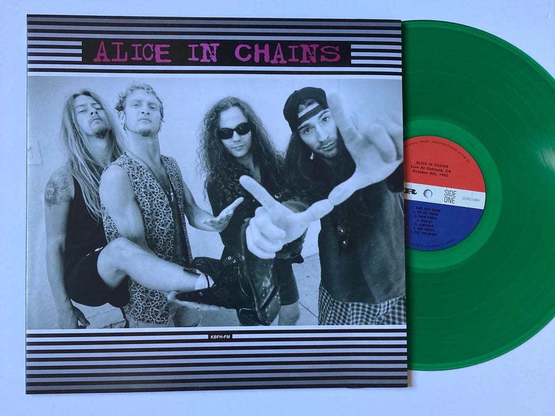 ALICE IN CHAINS Live in Oakland October 8, 1992 Colored Vinyl - Etsy