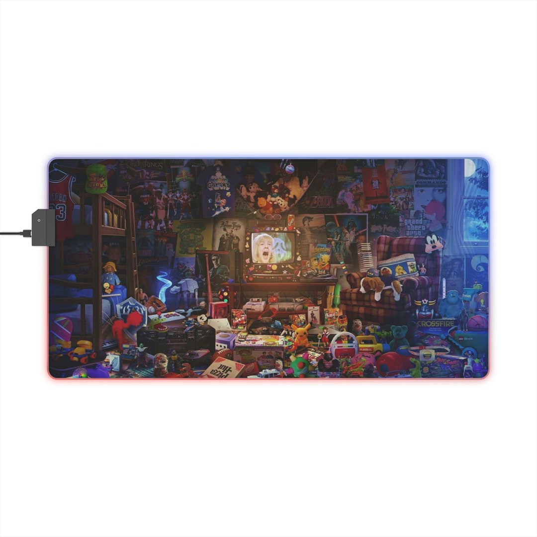 1990s 2000s Themed LED Gaming Mouse Pad - Etsy