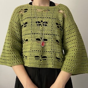 Crochet Dragonfly Sweater PDF Pattern - Etsy