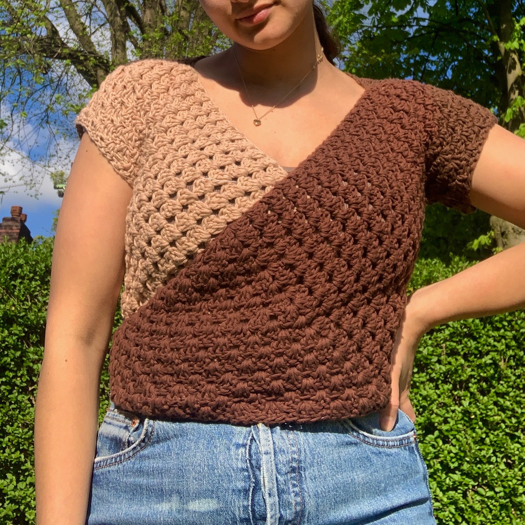 Cross My Heart Crochet Wrap Top DIGITAL PDF PATTERN - Etsy UK