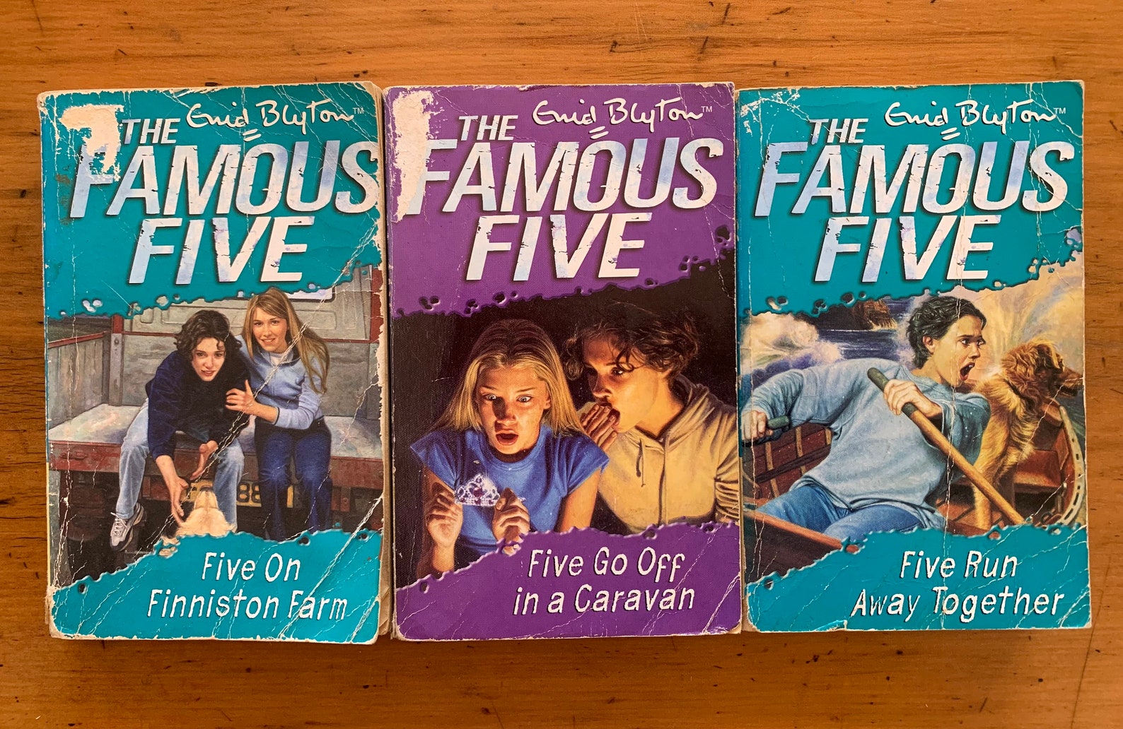 Famous Five Books Series by Enid Blyton in Vintage Paperback Editions ...