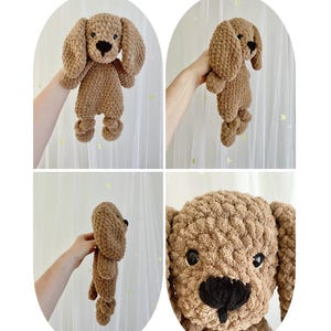 Puppy Snuggler Crochet Pattern. Dog Knotted Lovey Crochet Pattern ...