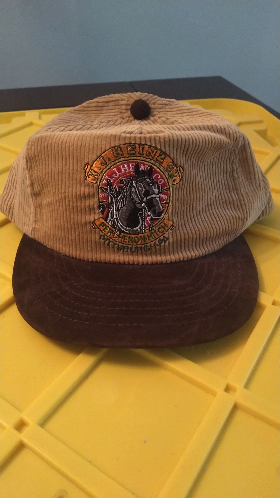 H. J. Heinz Percheron Hitch Hosre Pittsburgh Snapback Hat Vintage 90s ...