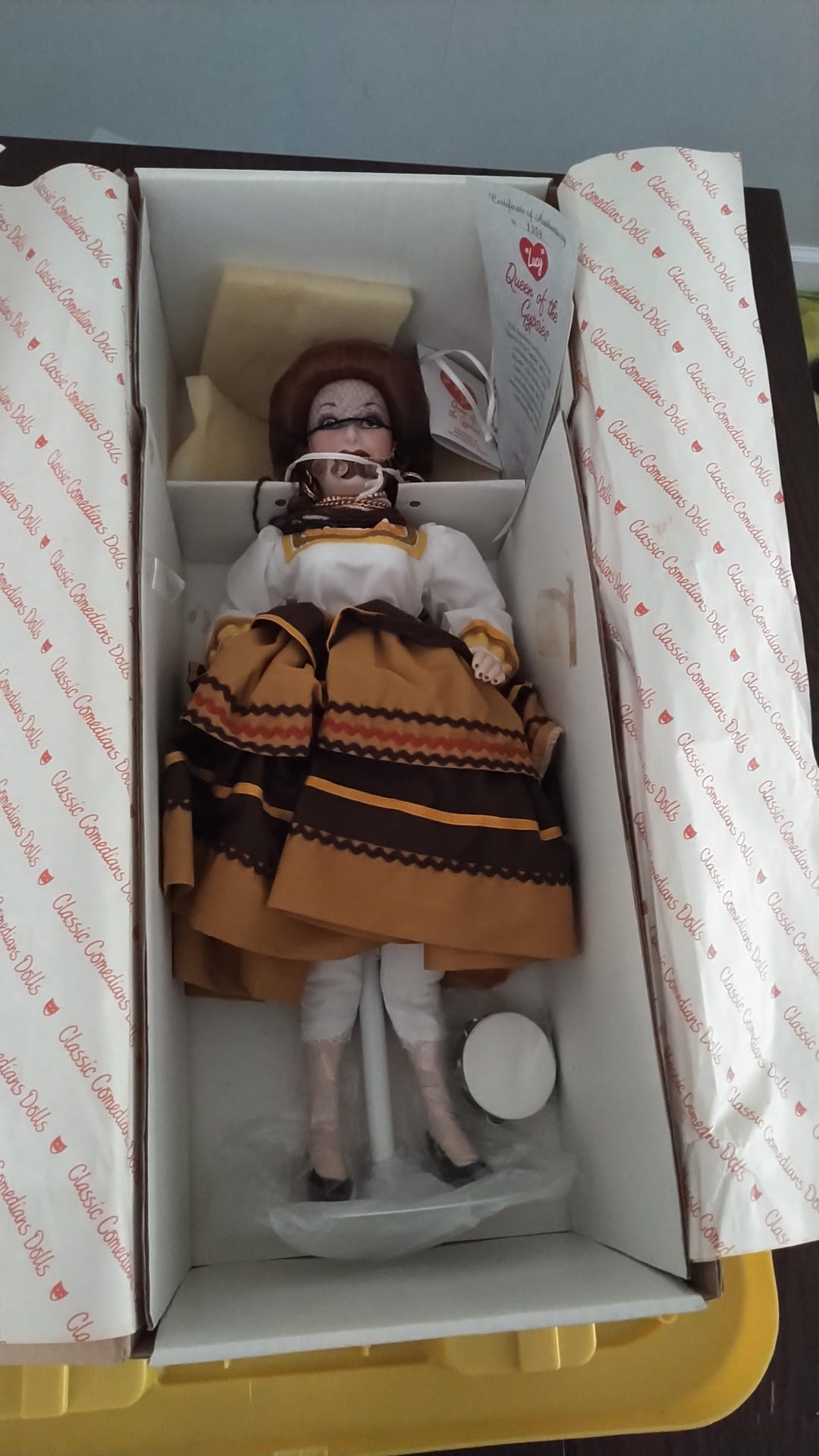 I Love Lucy Queen of the Gypsies Porcelain Doll the Hamilton Collection ...