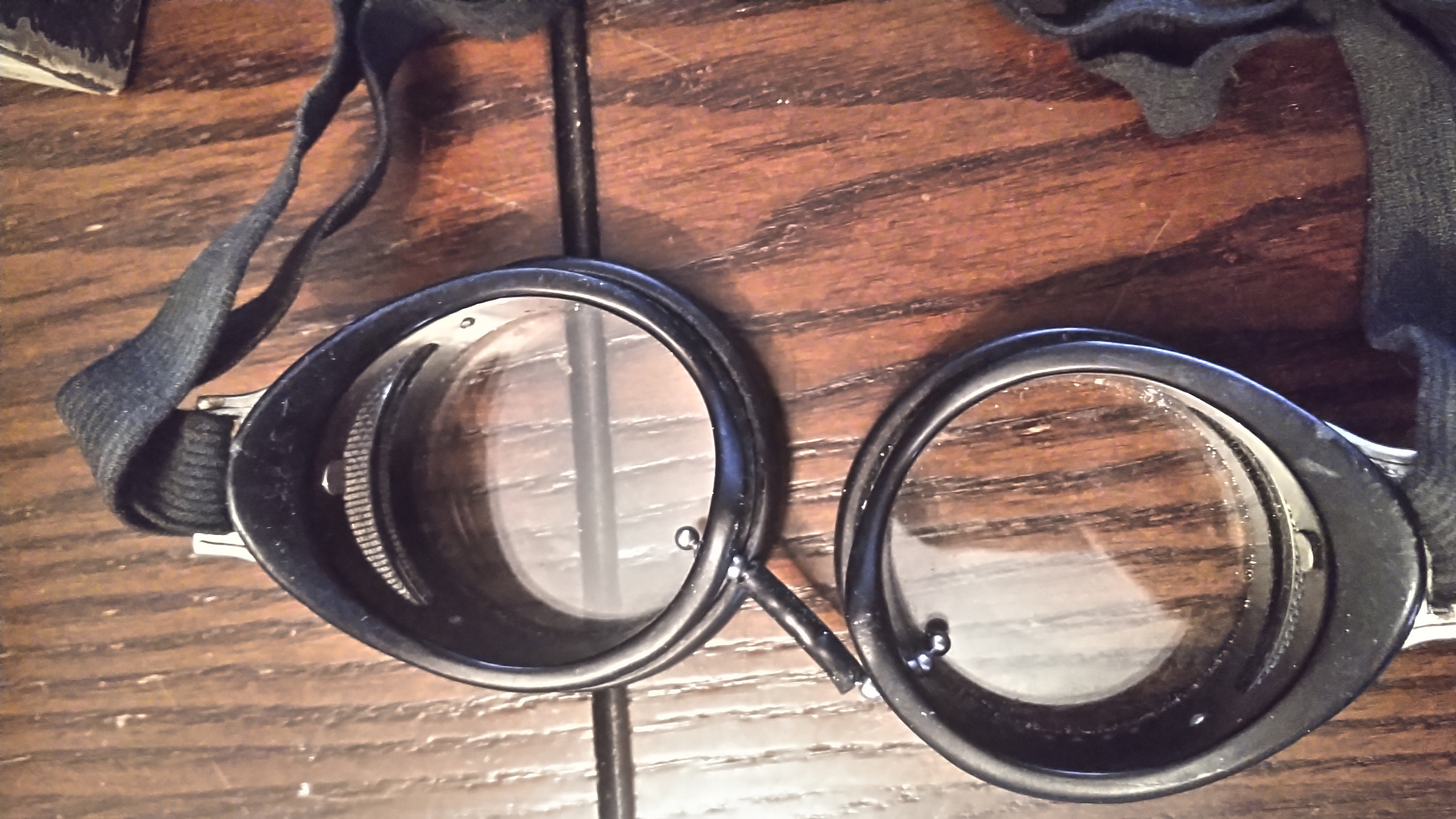 Busch & Lomb Industrial Safety Goggles Wire Mesh Glasses Steampunk ...