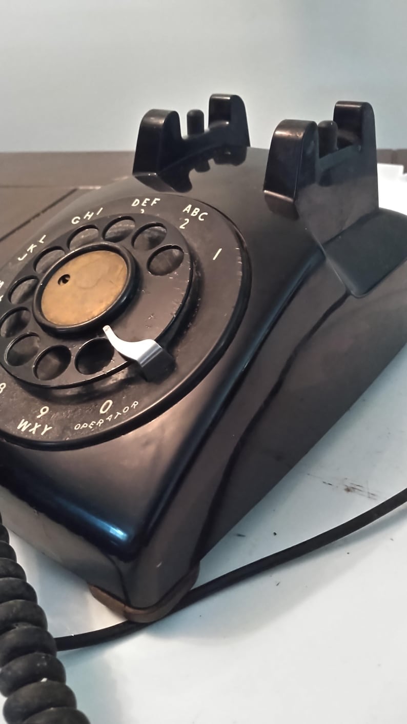 Vintage Bell System Western Electric Rotary Desk Telephone C/D 500 ...