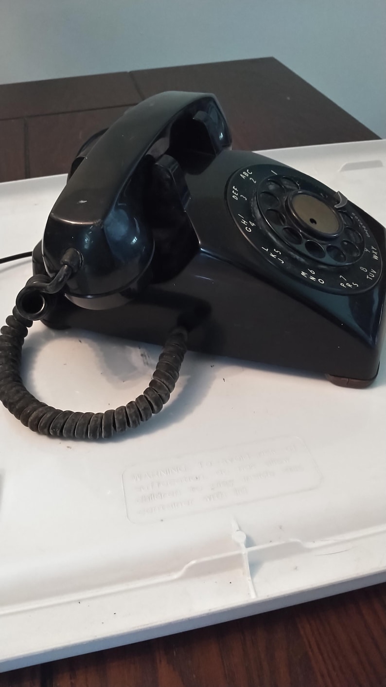 Vintage Bell System Western Electric Rotary Desk Telephone C/D 500 ...