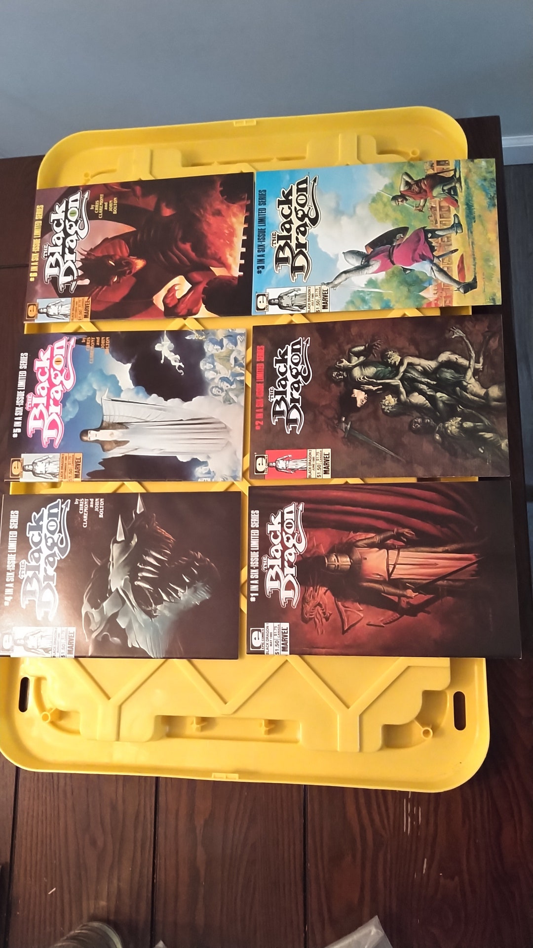 6 Epics Comics the Black Dragon Comic Book Set 1-6 Issues 1 2 3 4 5 6 ...
