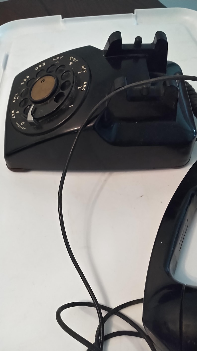 Vintage Bell System Western Electric Rotary Desk Telephone C/D 500 ...
