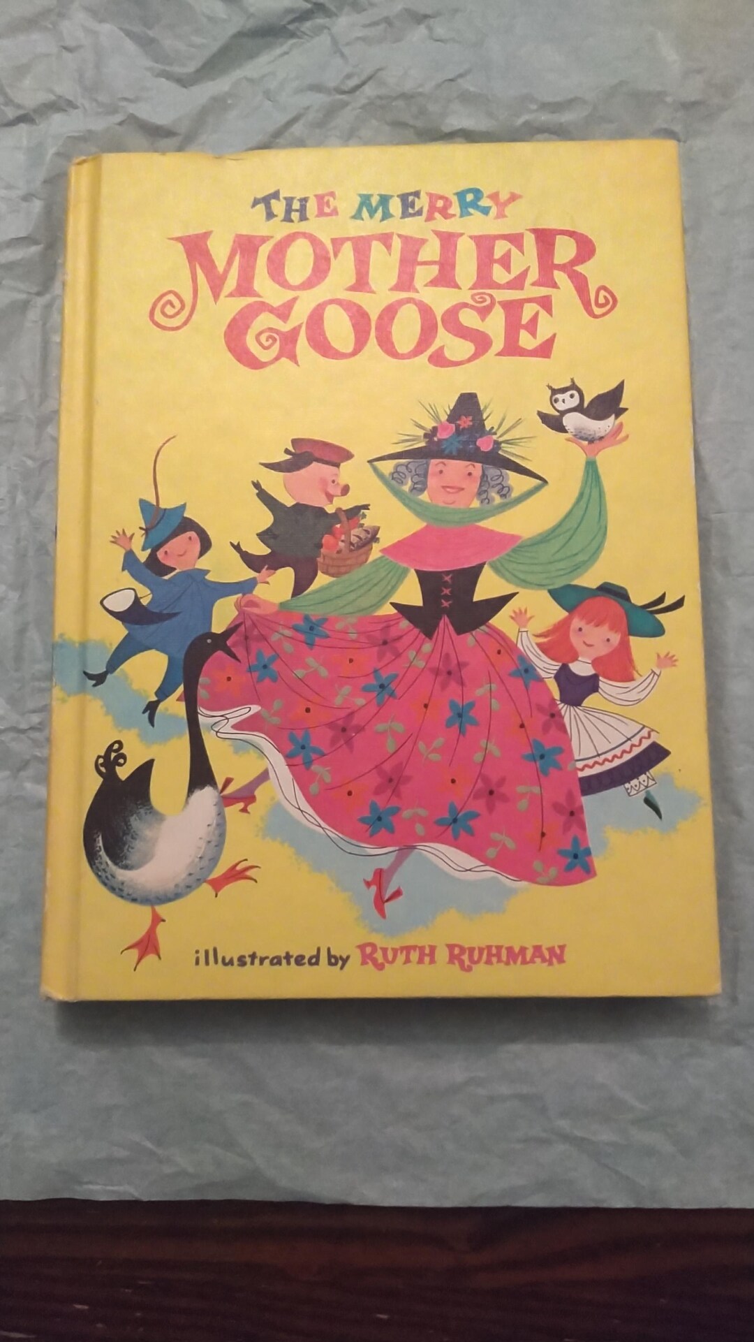 Vintage 60s the Merry Mother Goose Children's Book Hardcover Nursery ...