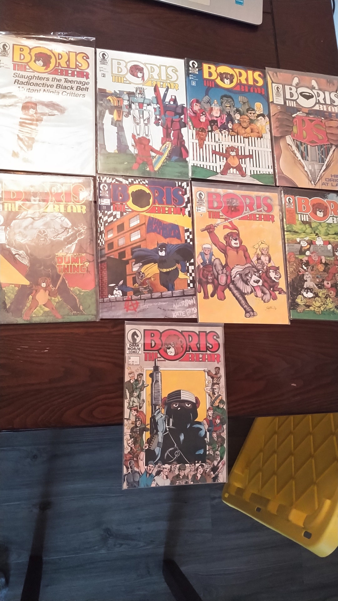 9 Vintage Boris the Bear Comic Books Dark Horse Comics Issues 1-9 Retro ...