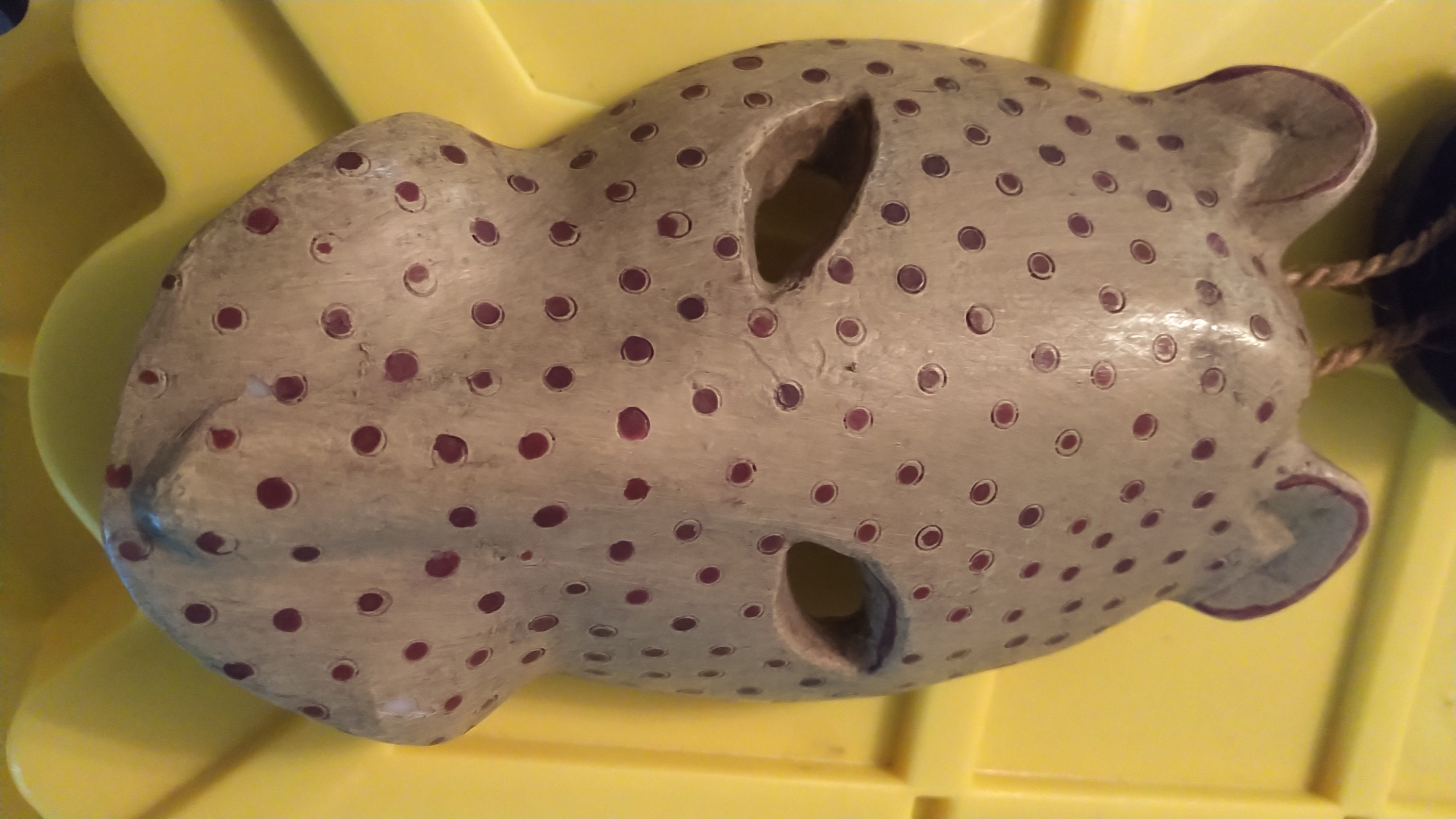 African Carved Wood Animal Mask Wall Decor Giraffe Elephant Zebra ...