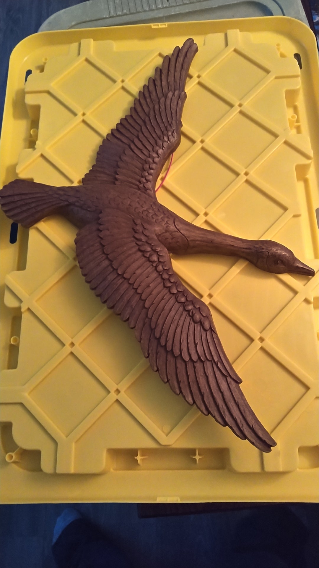 Vintage Syroco 7055 1967 Flying Goose Wall Decor - Etsy