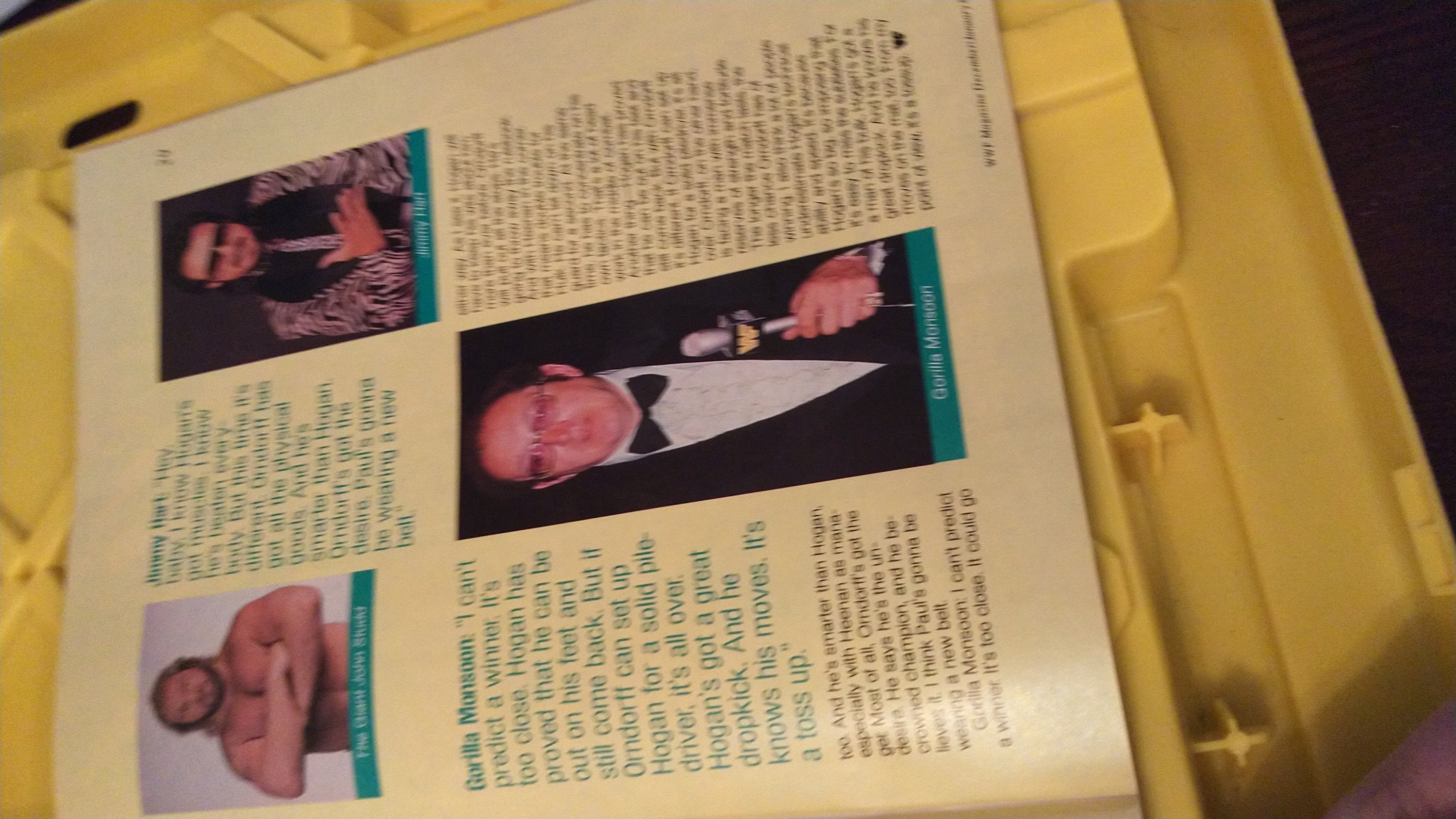 Vtg 80s WWF Magazine December January 1986 87 Newsstand Rowdy Roddy ...