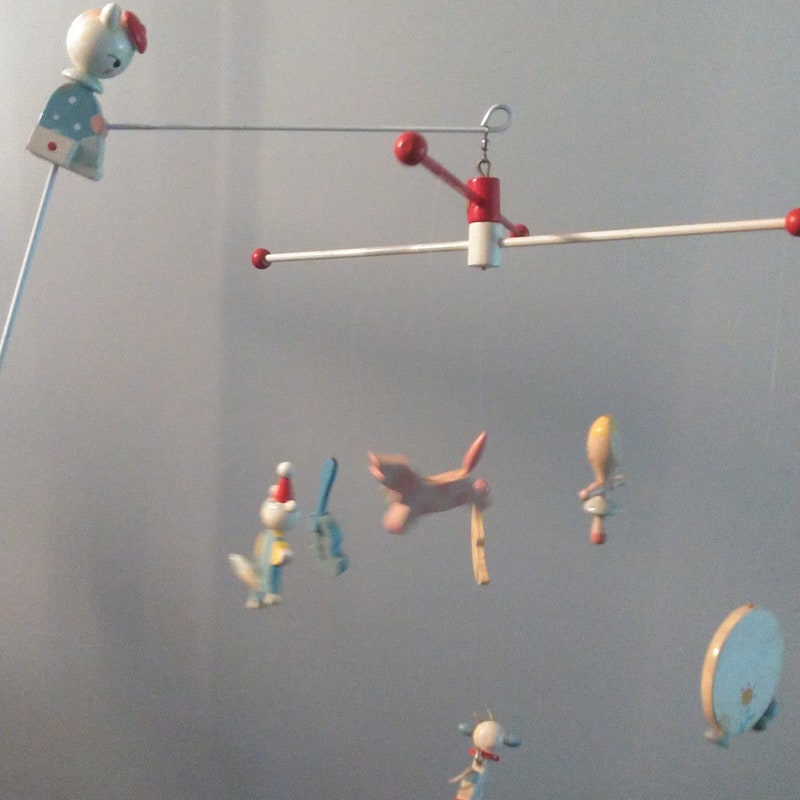 Vintage Crib Mobile - Etsy