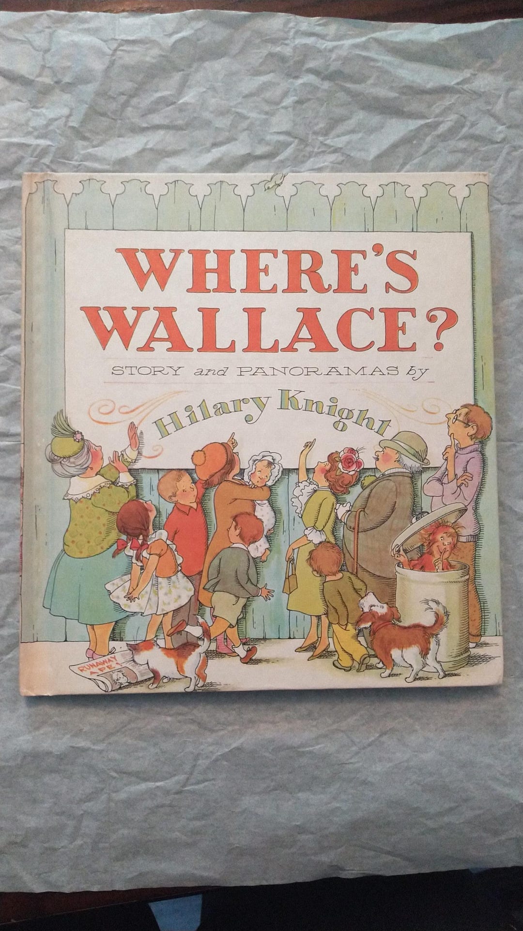 Wheres Wallace? Story and Panoramas by Hilary Knight Vtg 1964 Children ...