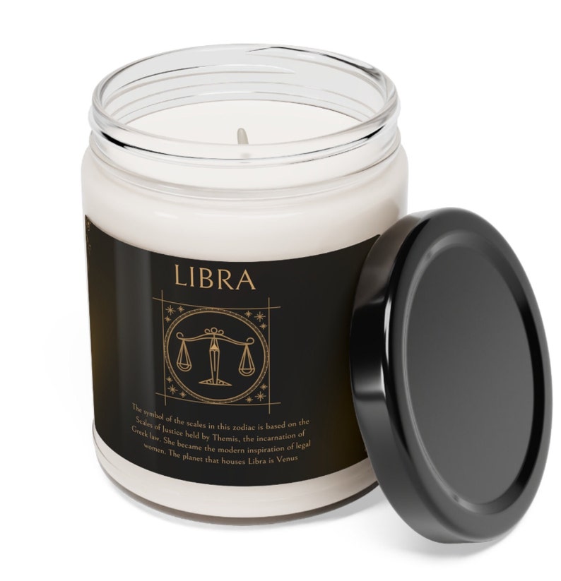 Libra Zodiac Sign Candle Horoscope Candle Fragrance Gift - Etsy