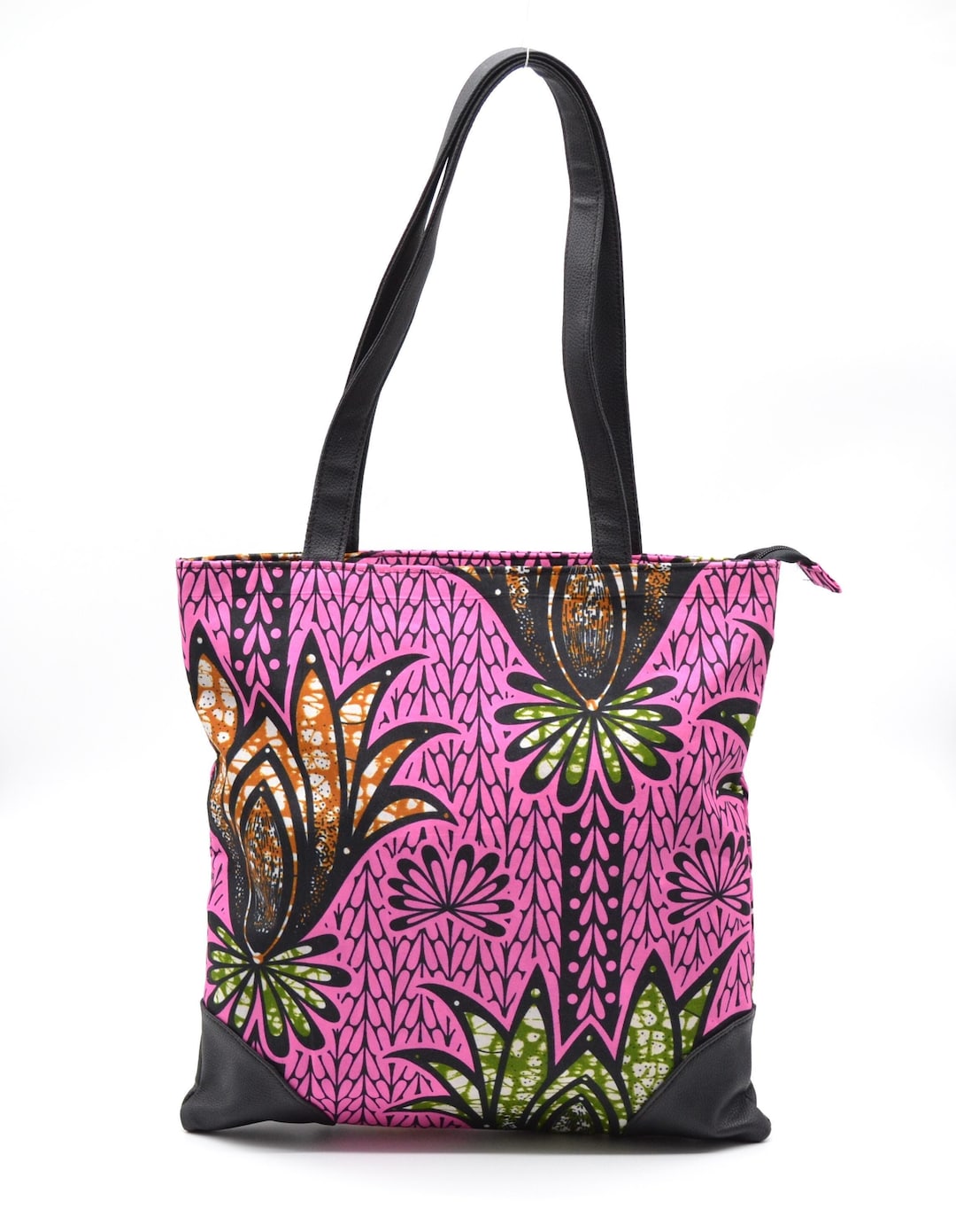 Trendy Handbag in Wax Fabric - Etsy