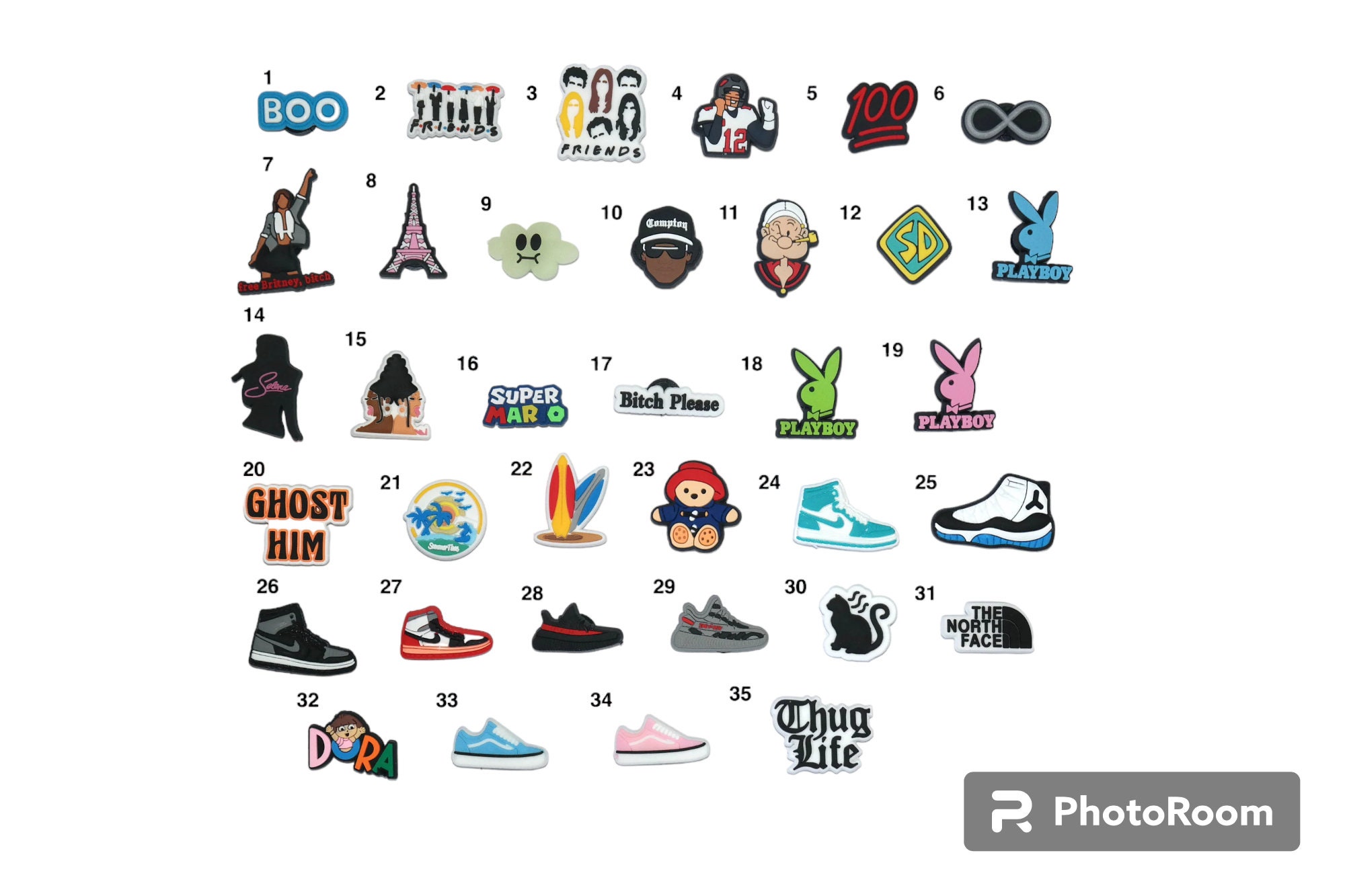 Croc Charms New Star Signs, Rappers, Singers, Shoes - Etsy