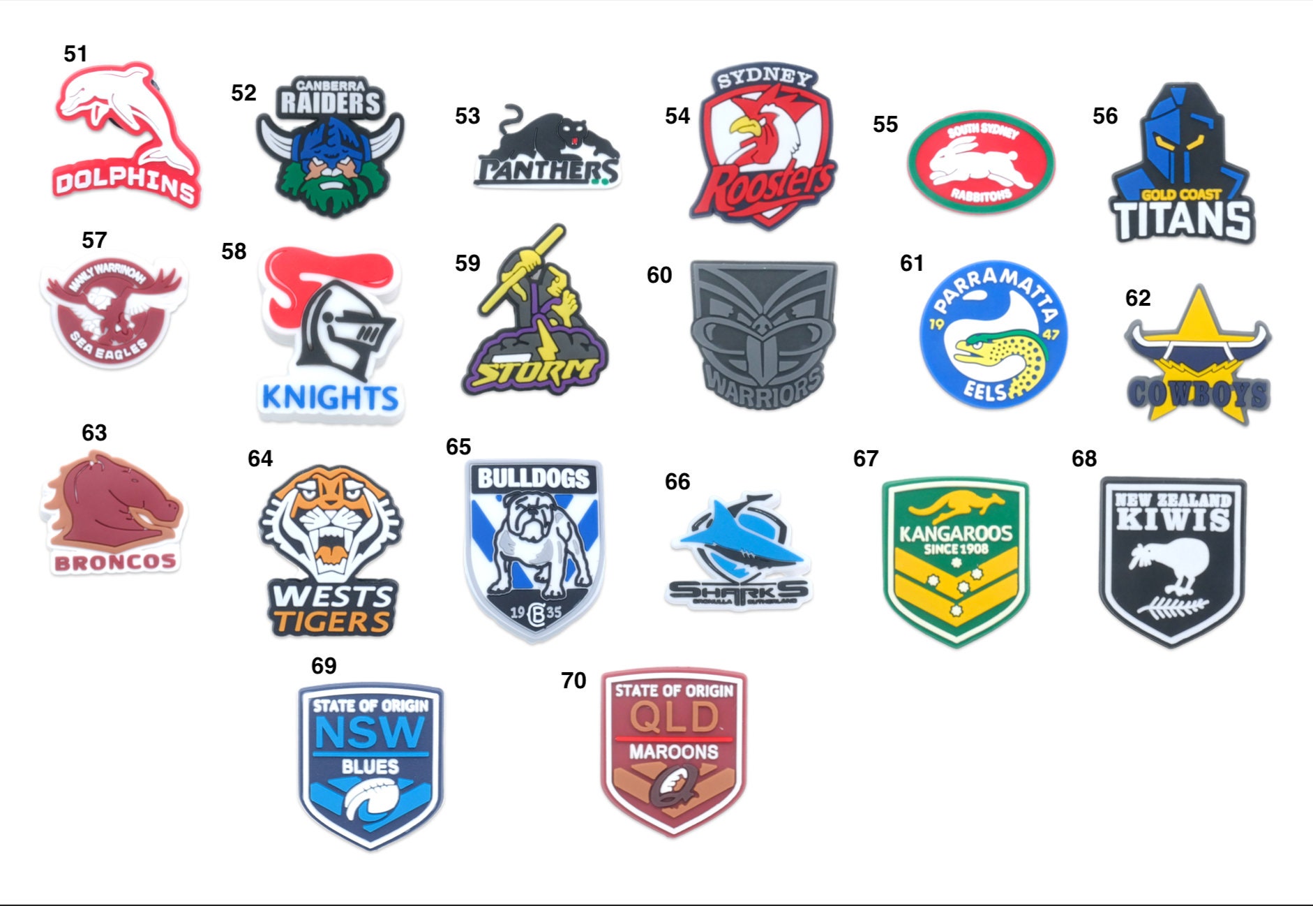 Croc Charms Disney Kids Cartoons, NRL, Rugby - Etsy