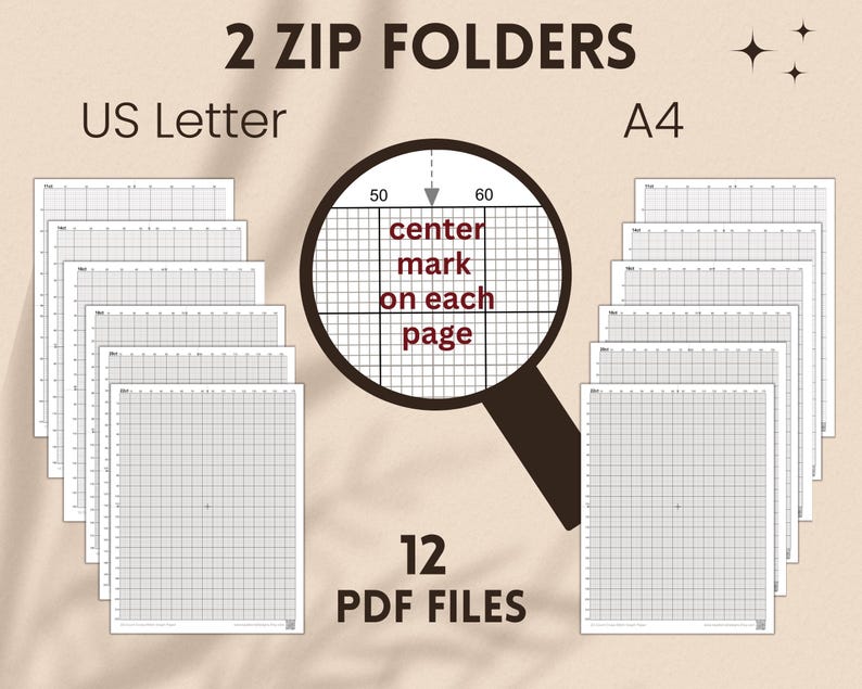 11 14 16 18 20 22-count Graph Paper Bundle for Cross-stitch PDF ...
