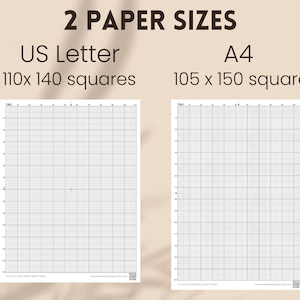 14-count Graph Paper With Inch Grid (PDF, JPG, PNG) - Etsy