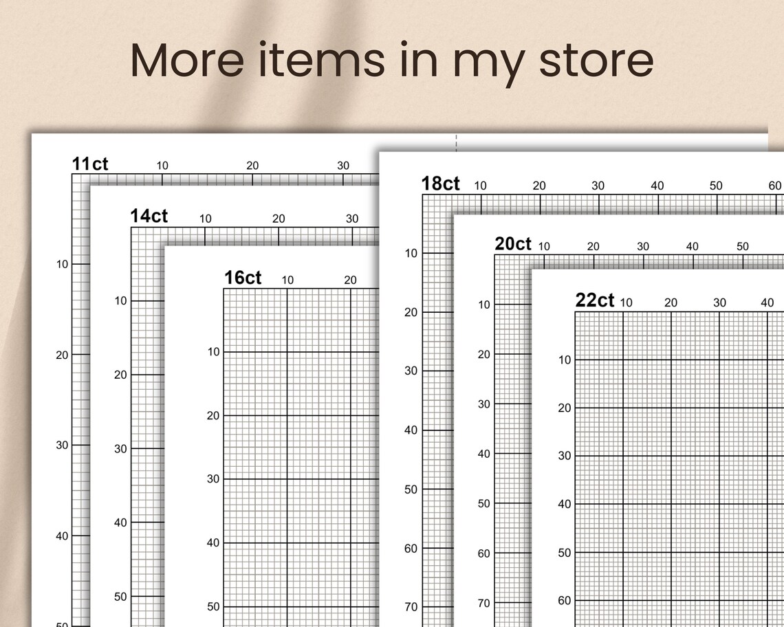 Minimalistic DMC Thread Inventory Sheet PDF, Printable Cross-stitch ...