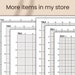 Minimalistic DMC Thread Inventory Sheet PDF, Printable Cross-stitch ...
