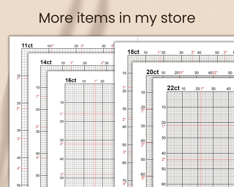 Minimalistic DMC Thread Inventory Sheet PDF, Printable Cross-stitch ...