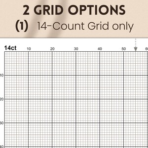 14-count Graph Paper With Inch Grid (PDF, JPG, PNG) - Etsy